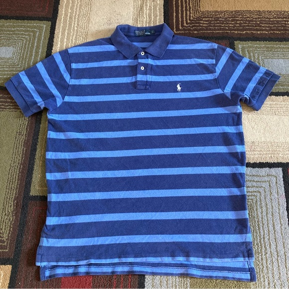 Polo Ralph Lauren | Shirts | Vintage Polo Ralph Lauren Blue Striped ...